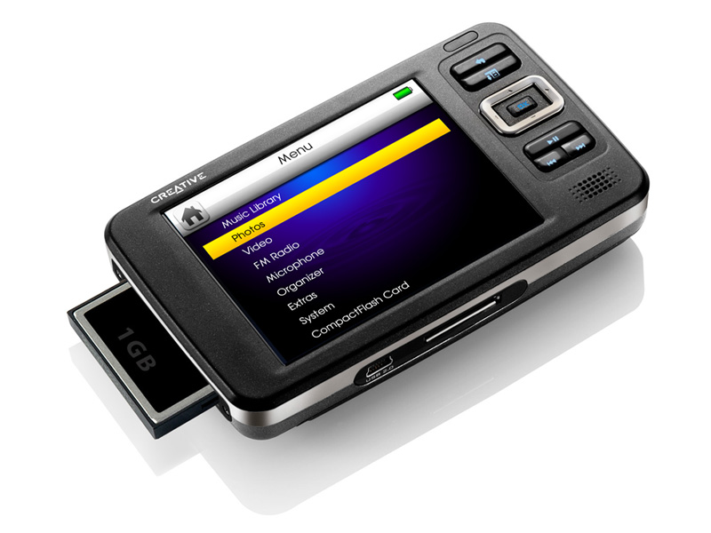 Le Creative Zen Vision W grand écran enfin disponible