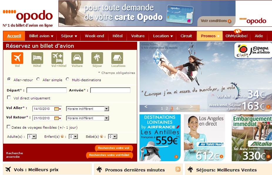 Google songerait à croquer Opodo, spécialiste du voyage en ligne